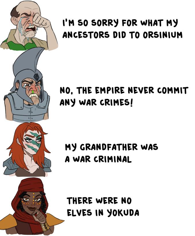 How different races react to their war crimes | Know Your Meme