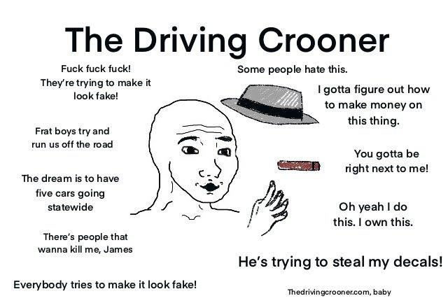 The Driving Crooner meme | The Driving Crooner | Know Your Meme