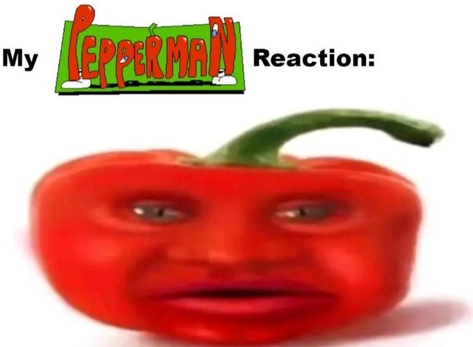 Live Pepperman Reaction | Red Pepper With Face / Peppa Mane | Know Your ...