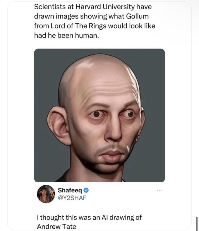 What colour is your gollum? | Know Your Meme