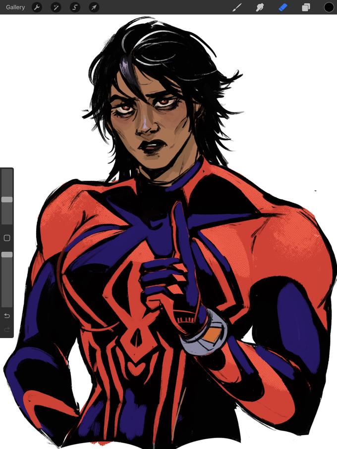 Genderbent Miguel by @dovahcaine | Spider-Woman 2099 / Genderbent ...