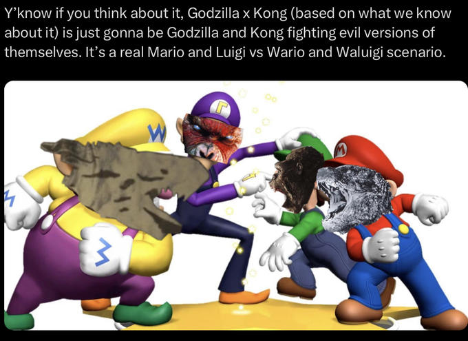 Godzilla X Kong The New Empire Meme Godzilla Vs Kong Know Your Meme