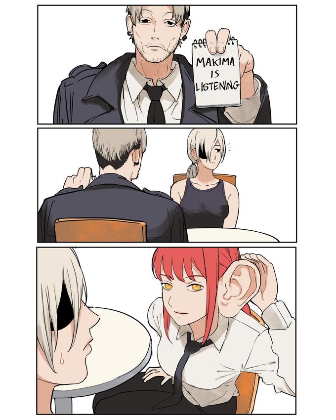 Makima is listening | Chainsaw Man | Know Your Meme