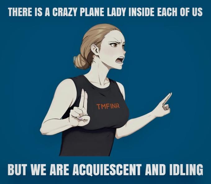 Plane Lady | TMFINR | Know Your Meme