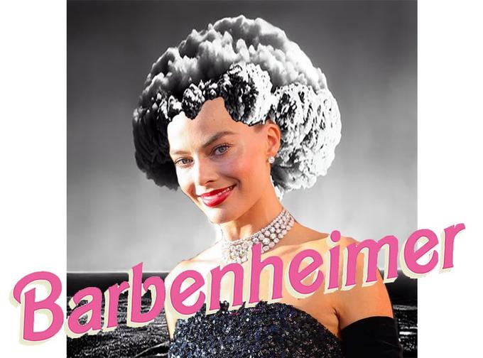Barbenheimer meme / fan art | Barbenheimer | Know Your Meme