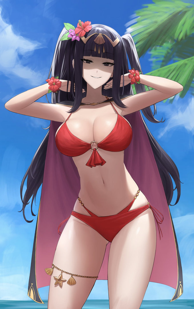 Summer Tharja from FEH (Awakening) - by shou_illust | Fire Emblem Heroes | Know Your Meme