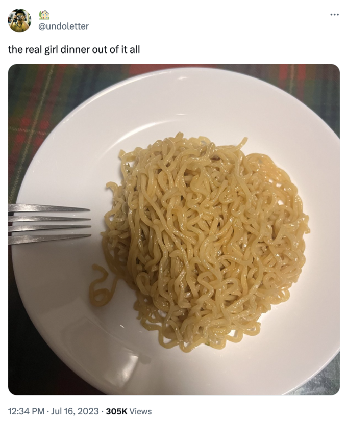 Girl Dinner Meme Girl Dinner Know Your Meme