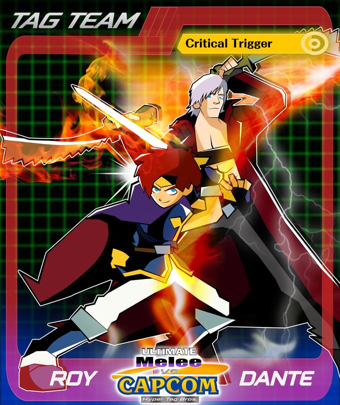 Ultimate Melee vs Capcom! Tag Team 24: Roy and Dante. Critical Trigger ...