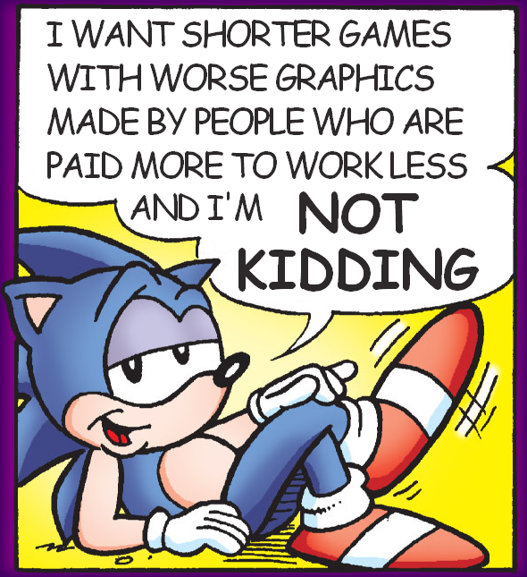 I Want Shorter Games With Worse Graphics and I'm Not Kidding (Sonic the ...