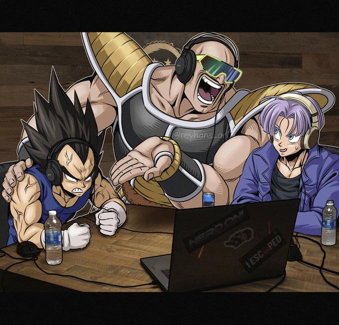 What I see when I watch the DBZA Creator Commentary | Team Four Star ...