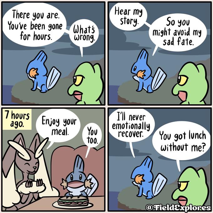 The desolation of Mudkip. | Pokémon | Know Your Meme