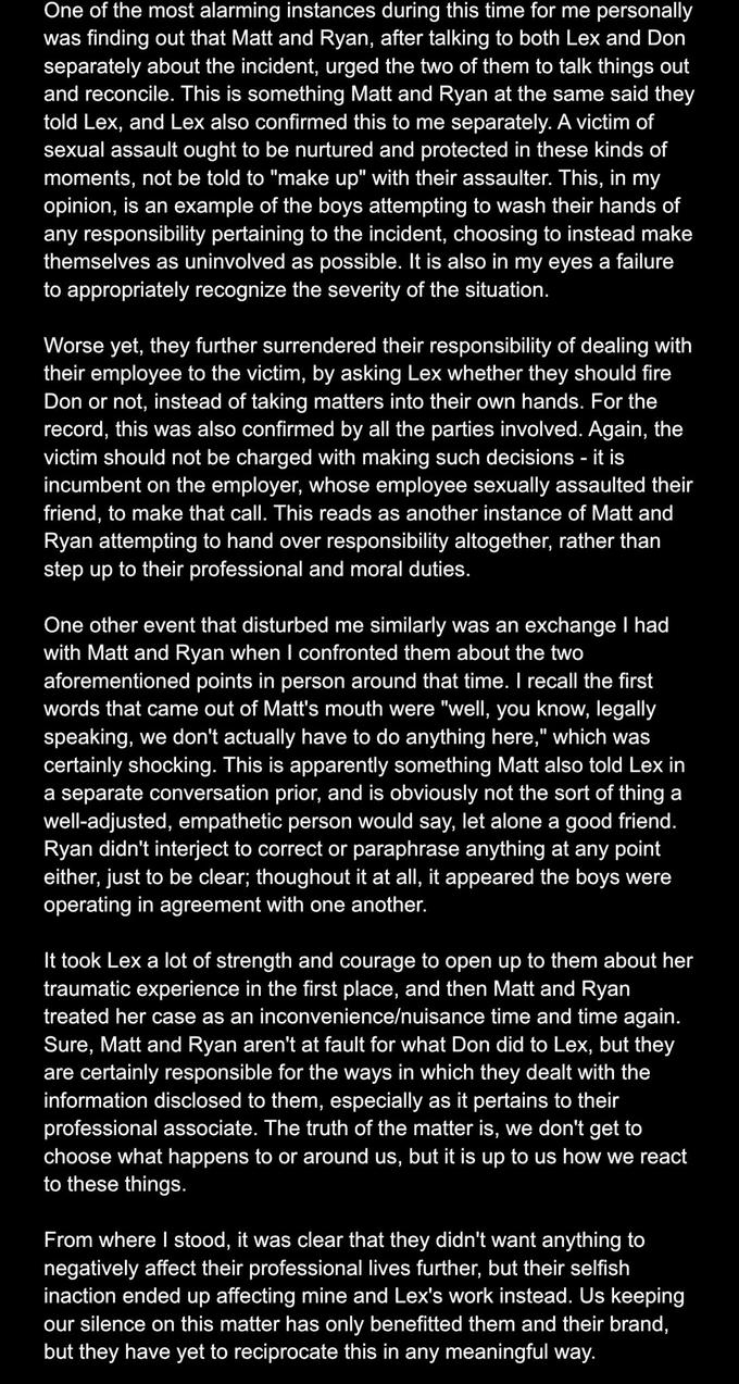 rav2 | DonDRRR and SuperMega Sexual Assault Allegations | Know Your Meme