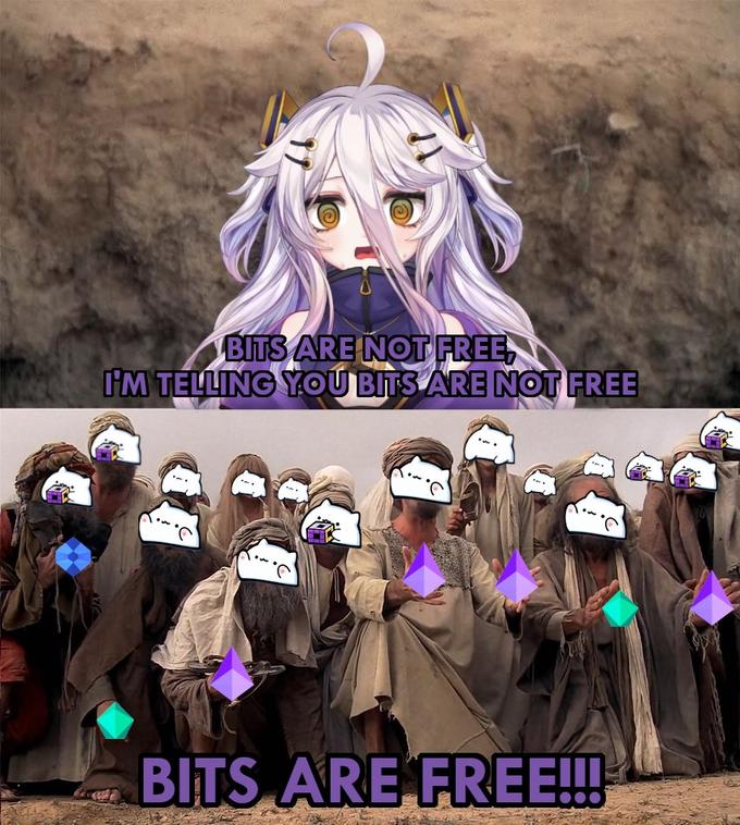 everytime chat finds the free bits | Henya the Genius | Know Your Meme