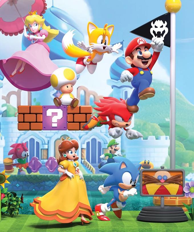 Super Mario Bros Wonder X Sonic Superstars Cover Nintendoforce Nintendo Know Your Meme
