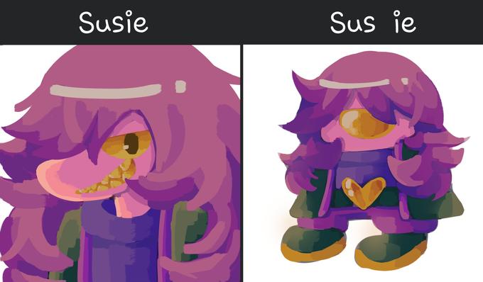 Sus ie | Deltarune | Know Your Meme