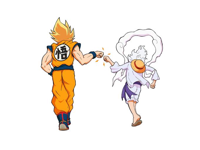 WE CAN ENJOY BOTH | Goku and Vegeta Fist Bump / Make Sure Not To Break ...