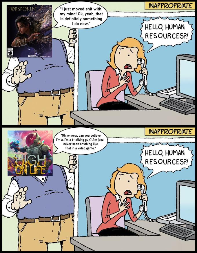 Hello, Human Resources? | High On Life | Know Your Meme