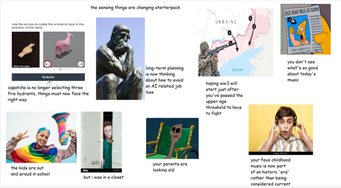 the sensing things are changing starterpack | /r/starterpacks | Starter ...