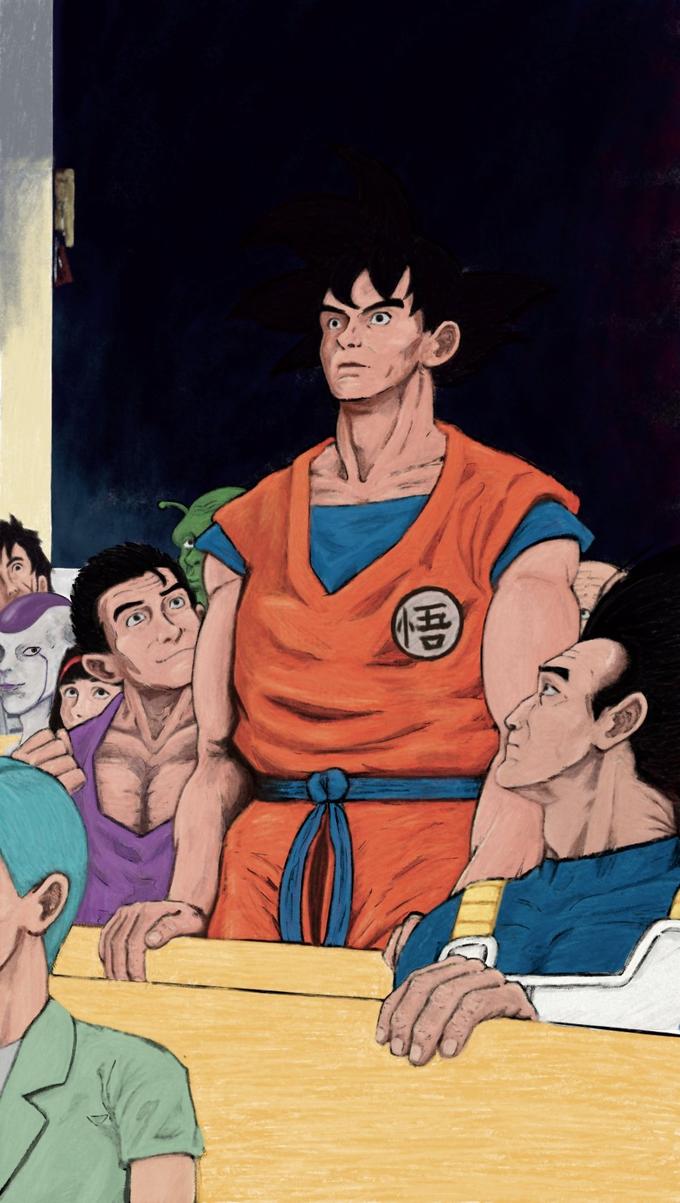 Goku Freedom of Speech | Freedom of Speech (Norman Rockwell Painting ...