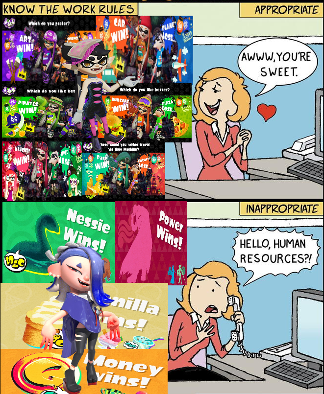 Shiver Splatfest Splatoon 3 | Hello, Human Resources?! | Know Your Meme