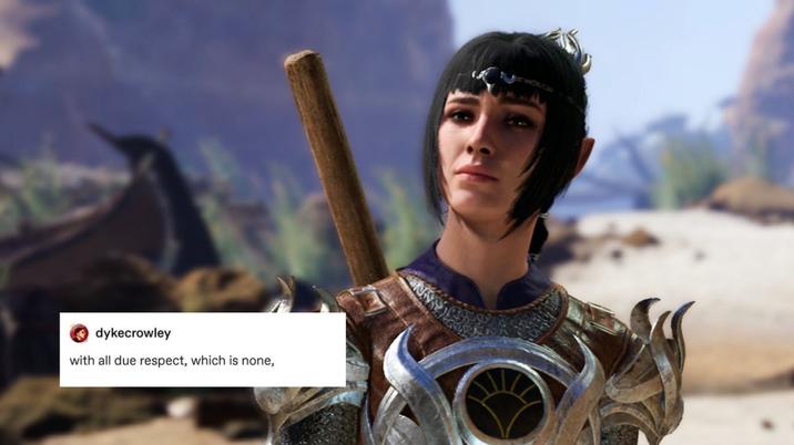 Shadowheart every time Lae'zel opens her mouth | Baldur's Gate 3 ...