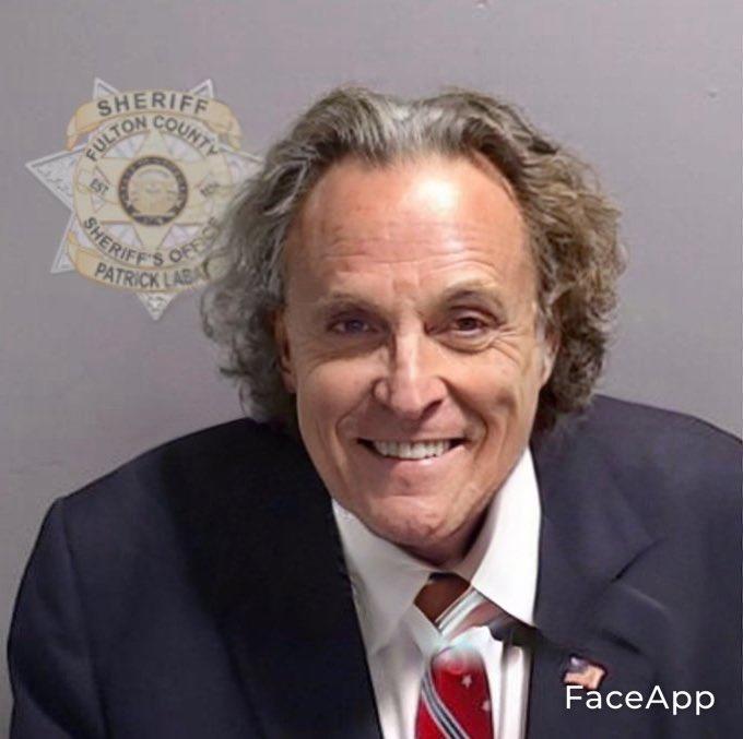 Long Hair | Rudy Giuliani's Mugshot | Know Your Meme