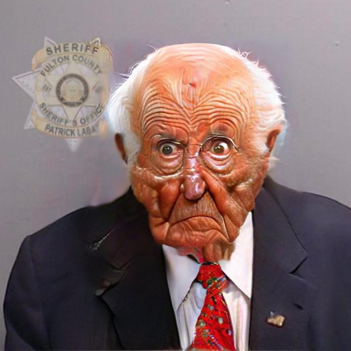 Cursed Giuliani | Rudy Giuliani's Mugshot | Know Your Meme