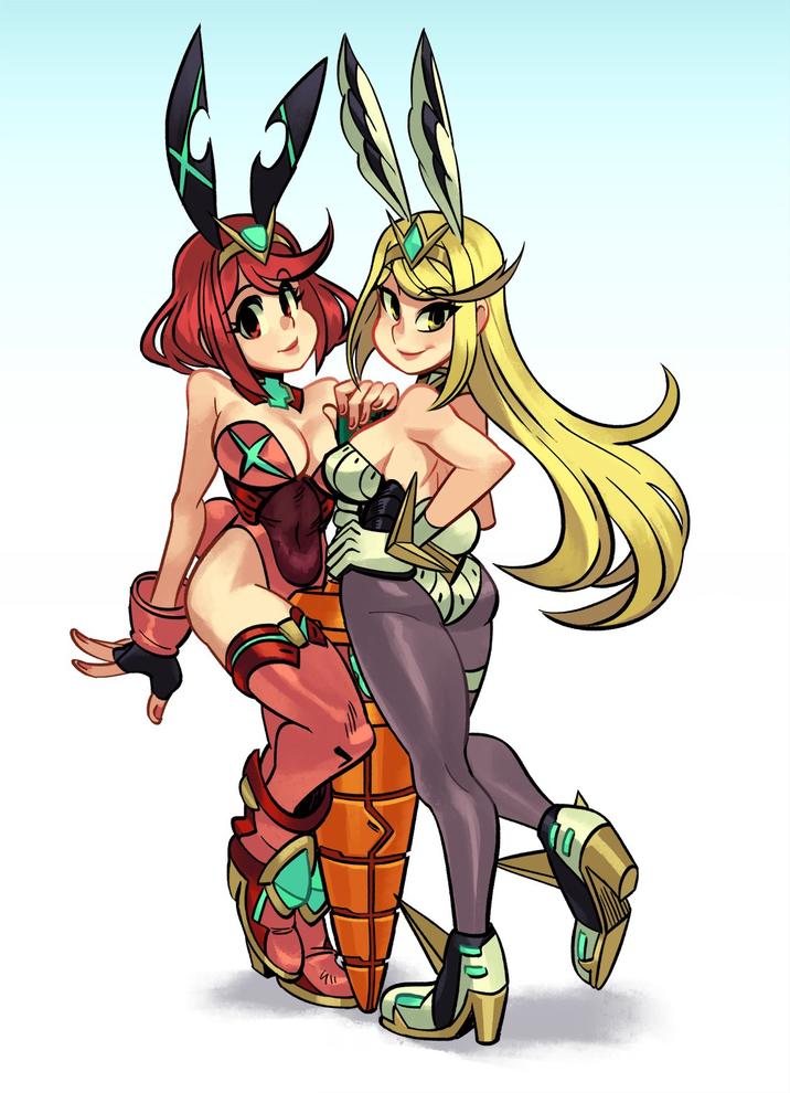 Pyra And Mythra Xenoblade Chronicles 2 Know Your Meme