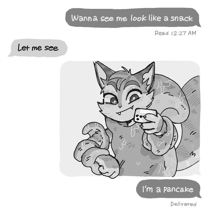 Mordecai got nothing to say | Lackadaisy | Know Your Meme