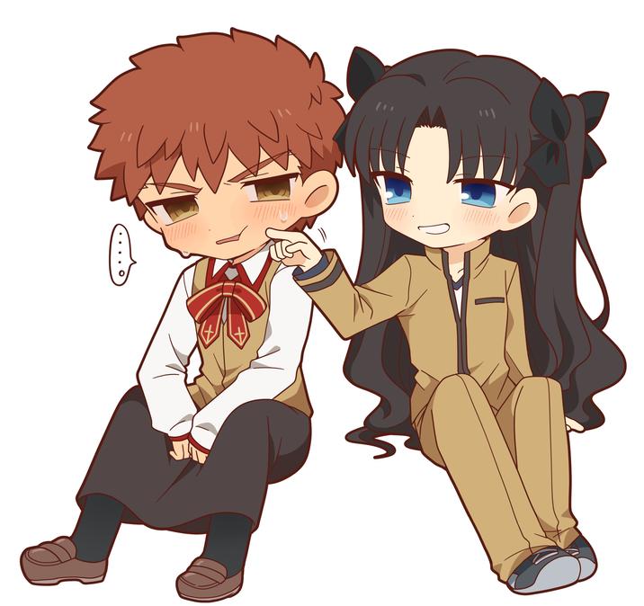 Shirou and Rin exchange uniforms | Know Your Meme