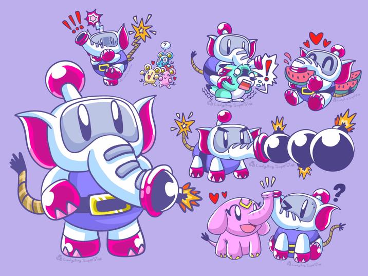 Bomberman as an Elephant Bomber! 🐘💣 | Crossover | Know Your Meme