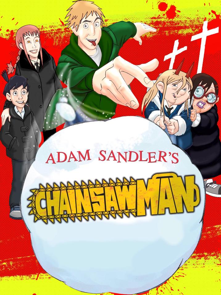 Let it out Denji!!! | Adam Sandler's "Eight Crazy Nights" Poster ...