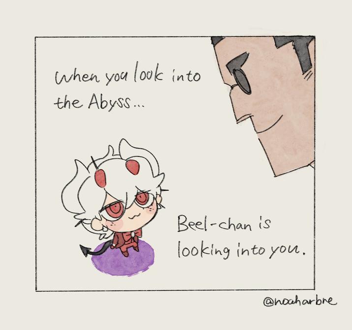 深淵をのぞく時、ベルちゃんもまたこちらをのぞいているのだ | Helltaker | Know Your Meme