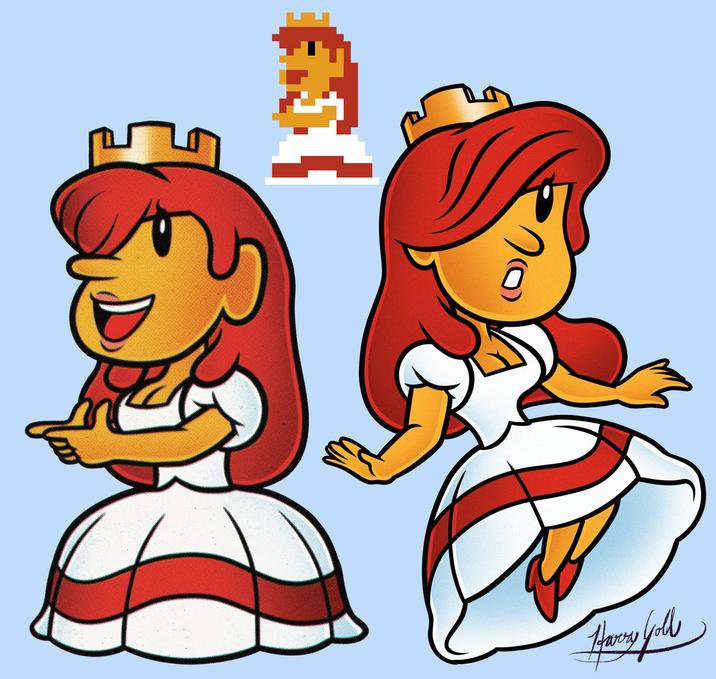 Princess Peach but she looks like her NES sprite | Super Mario | Know ...