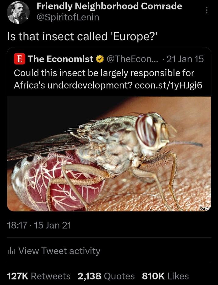 could this insect be largely responsible for africa's underdevelopment ...