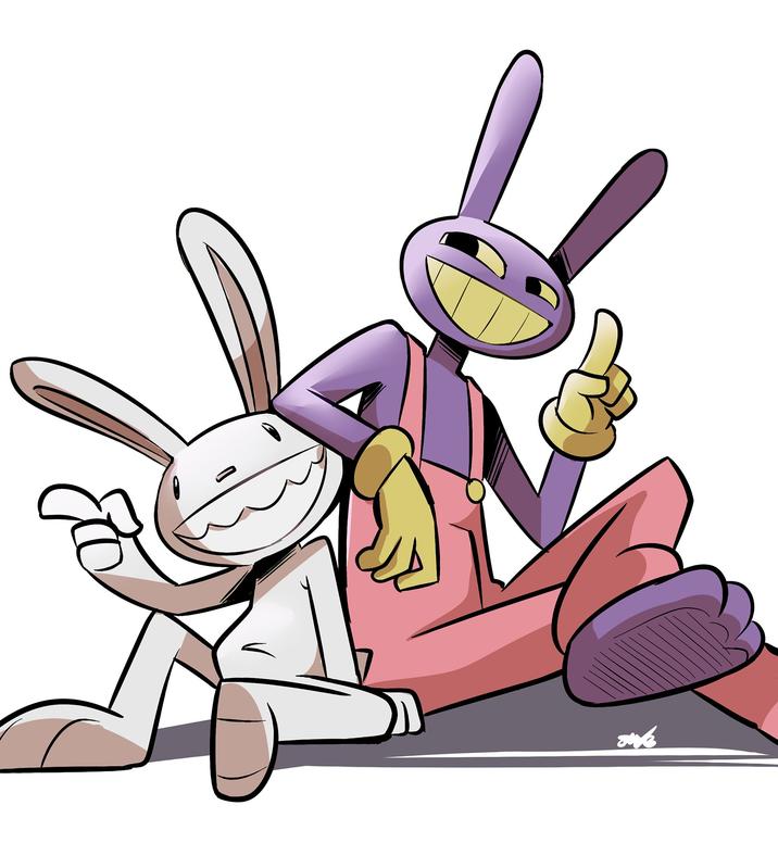 I drew Jax and Max. Sam and Max was one of my fav things as a kid. So ...
