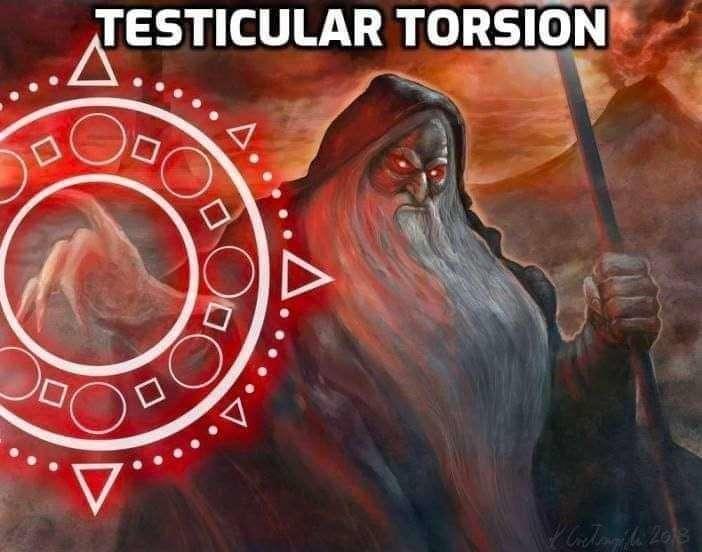 Testicular Torsion Wizard Testicular Torsion Wizard Know Your Meme