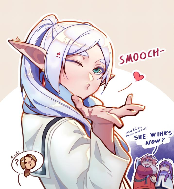 Smooch~ | Frieren: Beyond Journey's End | Know Your Meme