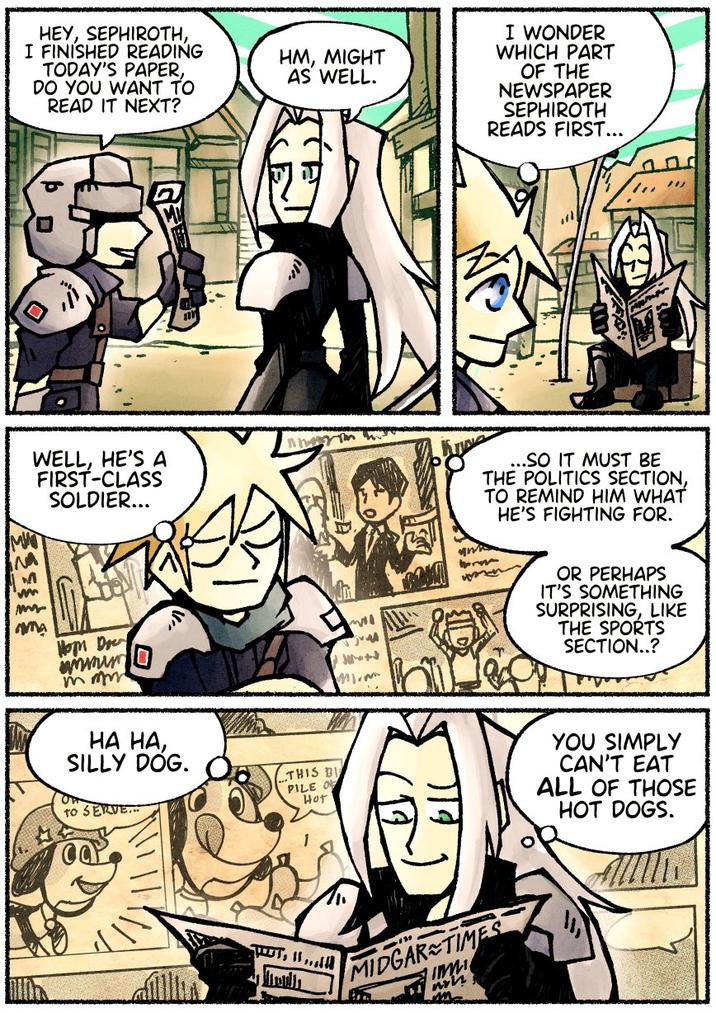 Sephiroth the well-versed man. | Final Fantasy VII | Know Your Meme