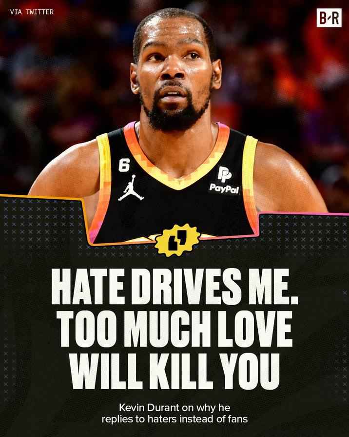 Hate drives me. Too much love will kill you | NBA Quote Cards | Know ...