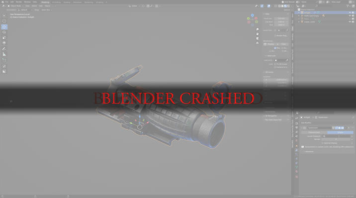 Blender Crashed | Noun Verbed / Soulslike Image Macros | Know Your Meme