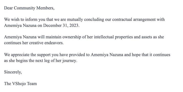 Yet another graduation from VShojo | Know Your Meme