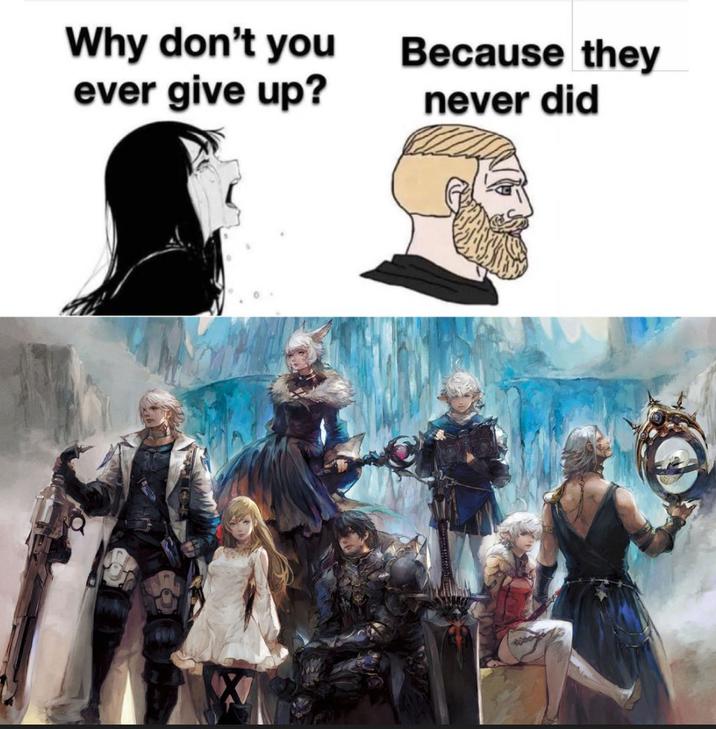 Final Fantasy XIV | Why Don't You Ever Give Up? Because He Never Did ...