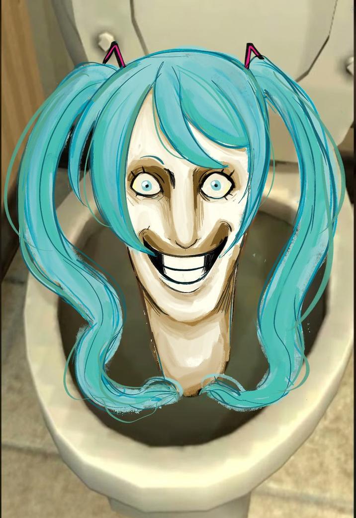 Skibidi Toilet Miku | Hatsune Miku Creepy Redraws | Know Your Meme