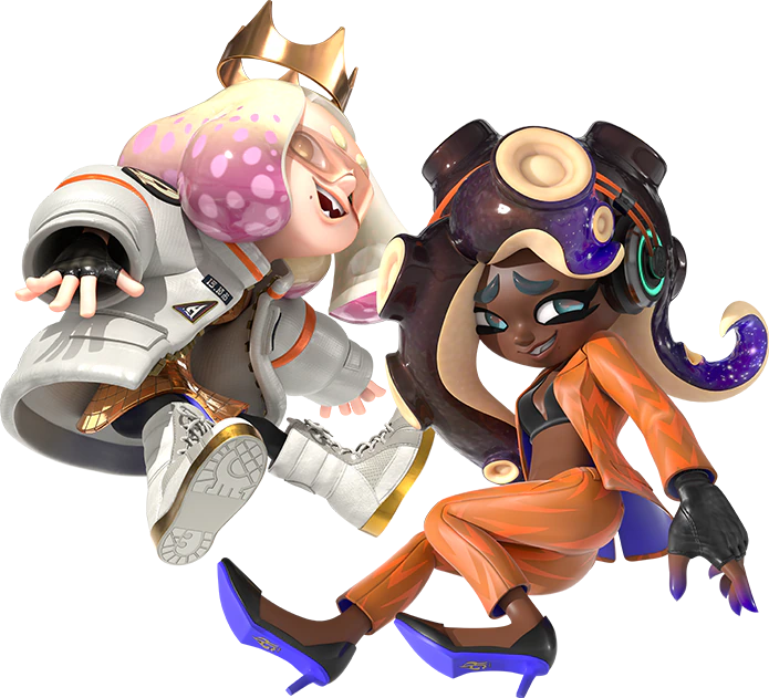 Side Order Pearl and Marina render | Splatoon 3 | Know Your Meme