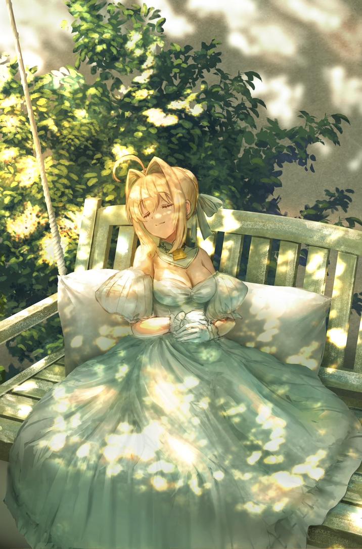 Nero Bride by あさぎ ふつか | Fate/Grand Order | Know Your Meme