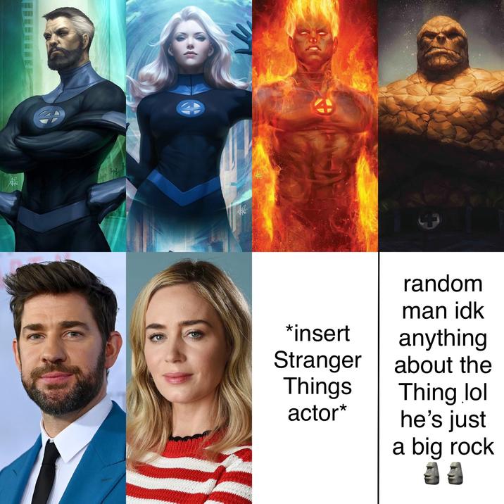every Fantastic Four fancast be like | Know Your Meme