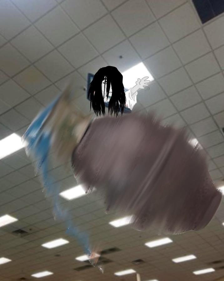 nice try | Sadako Ceiling TV Redraws | Know Your Meme