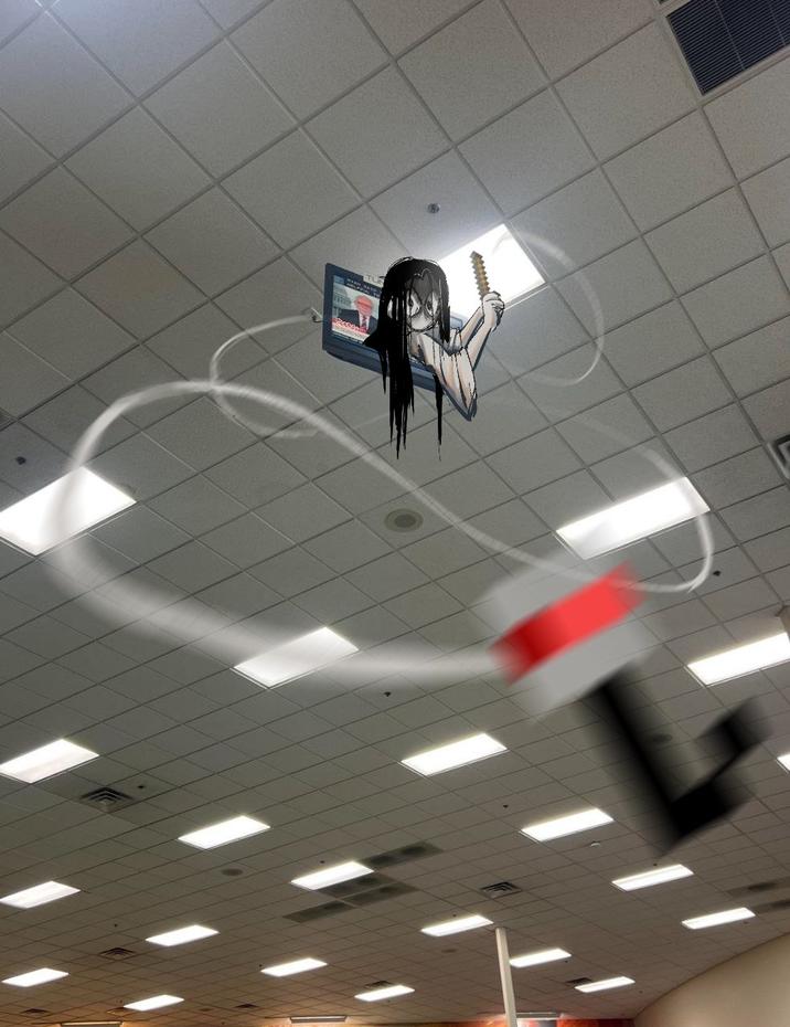 CATCH EM!! | Sadako Ceiling TV Redraws | Know Your Meme