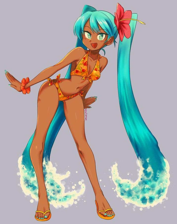 Tan Miku | Hatsune Miku / Vocaloid | Know Your Meme